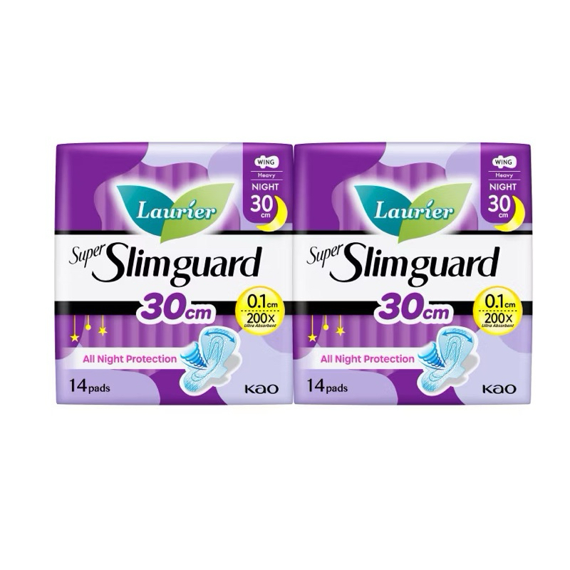 Laurier Super Slim Guard 2 x 14s (30cm) | Shopee Malaysia