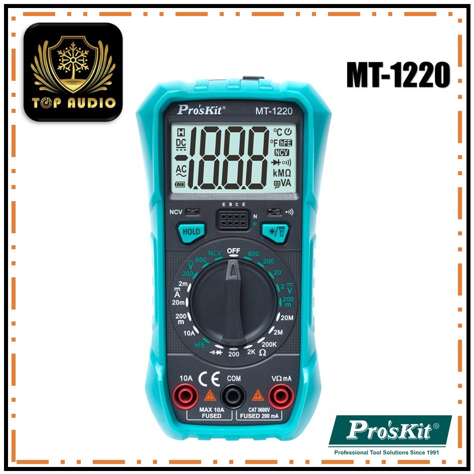 Pro'sKit MT-1220 3½ Digital Multimeter | Shopee Malaysia