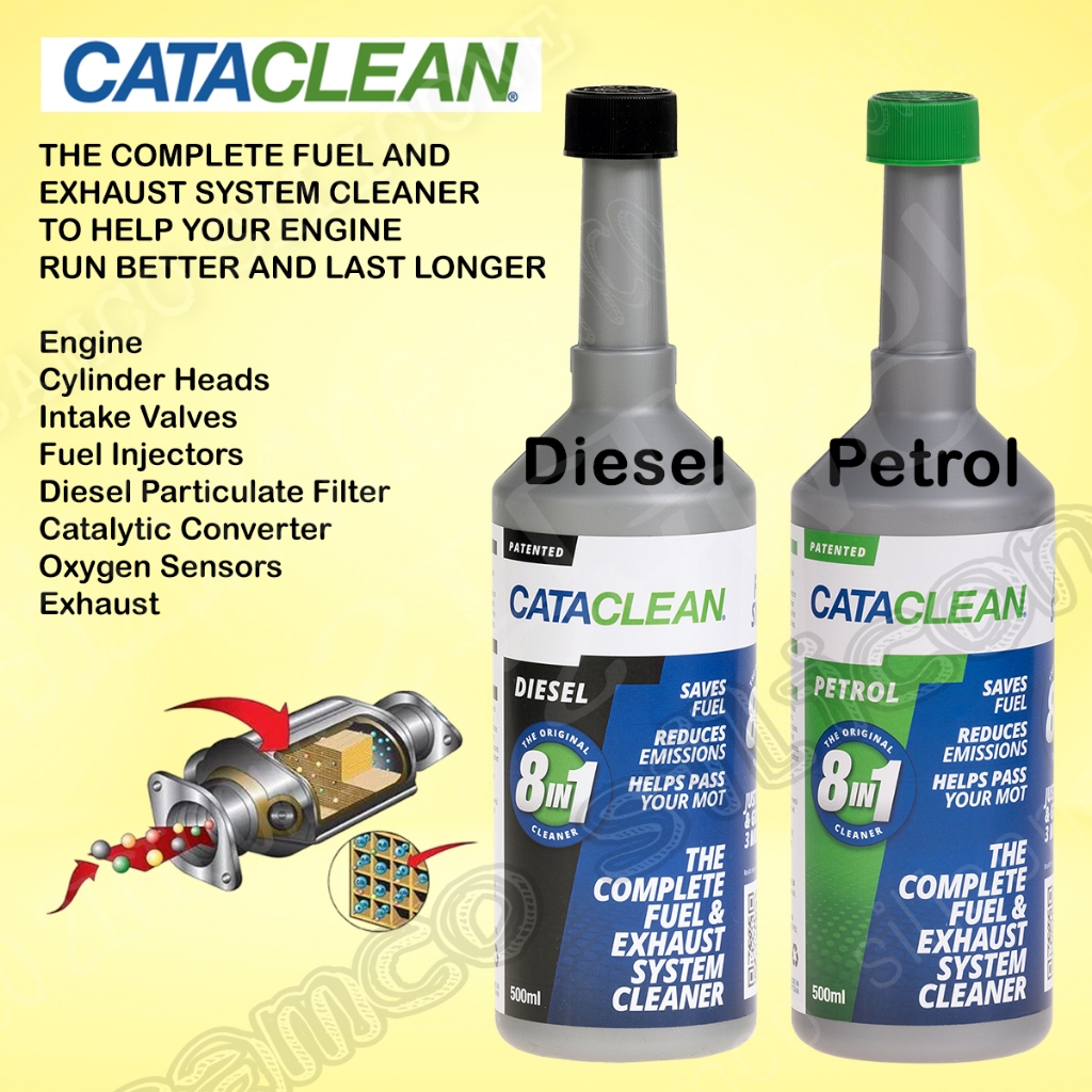 CATACLEAN Catalytic Converter Cleaner Fuel Injector Cleaner Oxygen ...