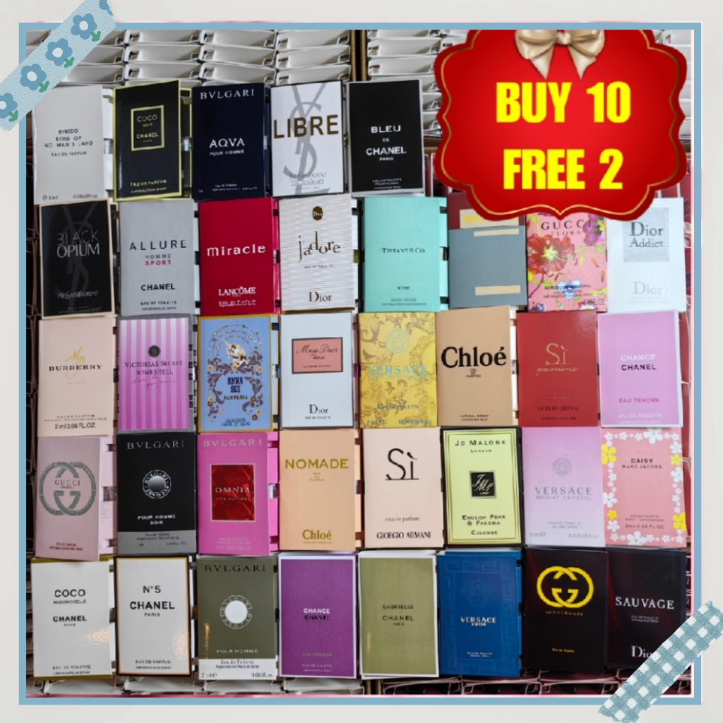 Mini Perfume 2ml/Perfume For Her/Perfume For Him/Perfume Tester/Mini ...