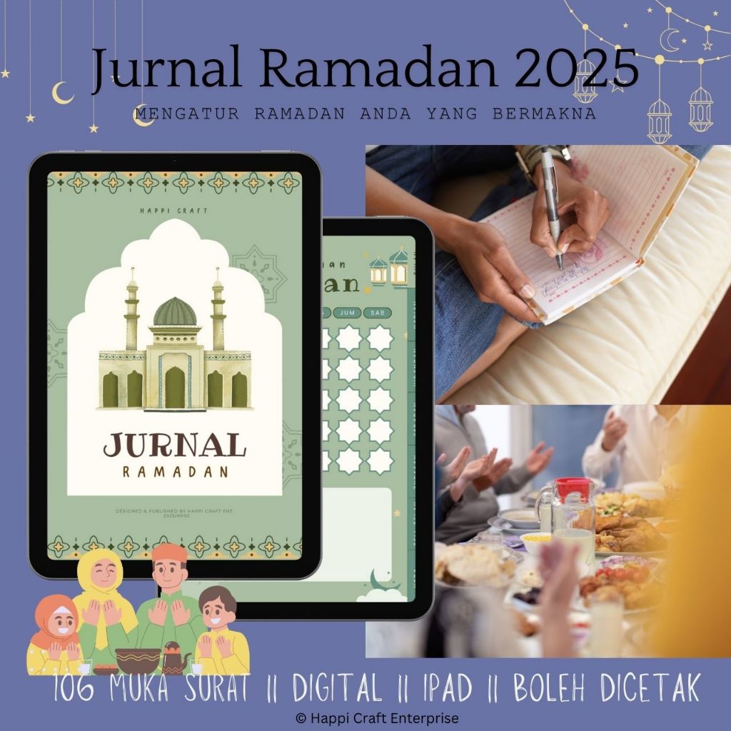 [Happi]PDF Buku Jurnal Perancang Nota Bulan Ramadan/Puasa 2025 Pelan ...
