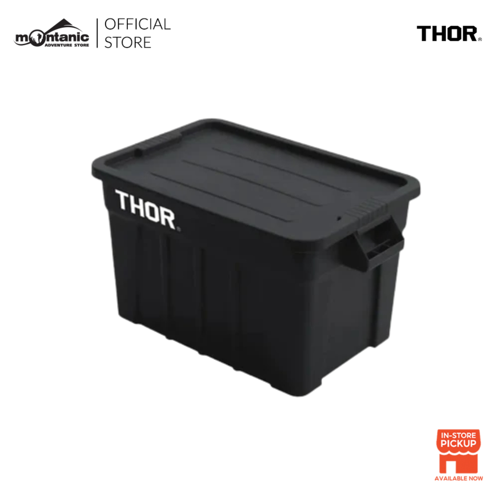 THOR Storage Box with Lid - 75L Large Capacity Stackable Storage ...