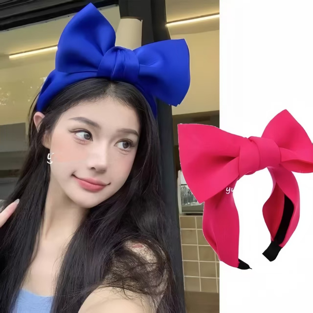 FHB 03 - Korean Fashion Ribbon Hairband / Headband / Riben Skaf Rambut ...