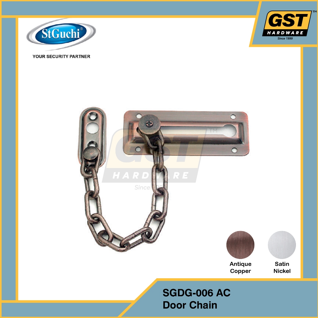 St Guchi Door Chain Lock And Bolt SGDG-006 Armor Hotel Lock Door Latch ...