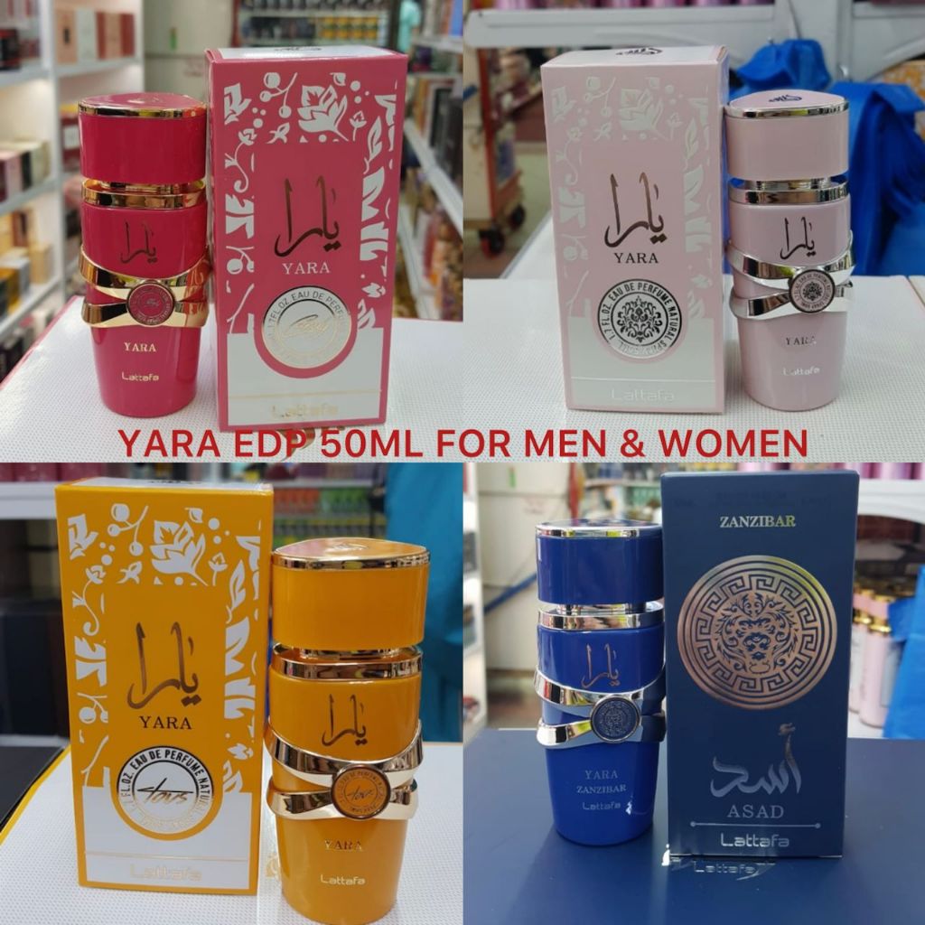 (NEW ARRIVAL) 💯ORI YARA SERIES EDP 50ML FOR MEN & WOMEN ( PINK & TOUS ...