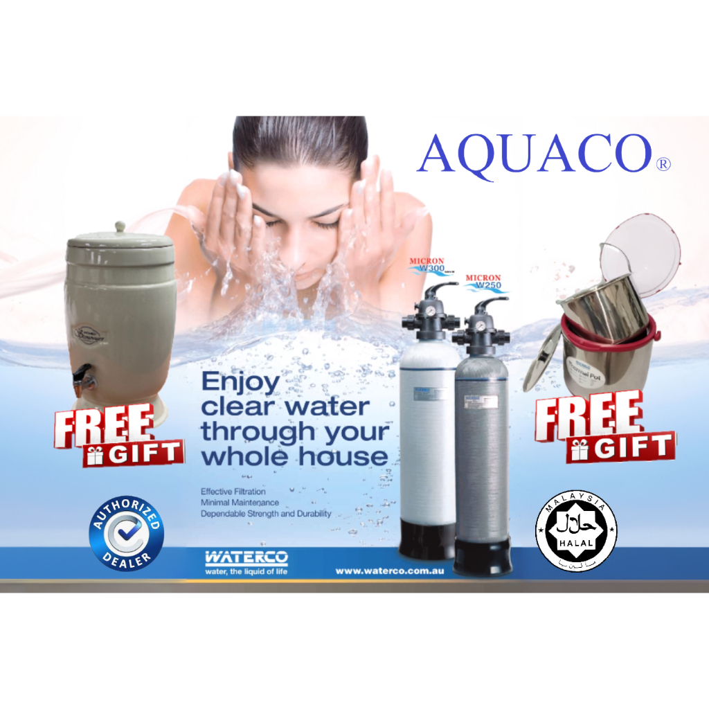AQUACO WATERCO OUTDOOR FILTER W250 AUSTRALIA IMPORTED WITH FREE GIFTS ...