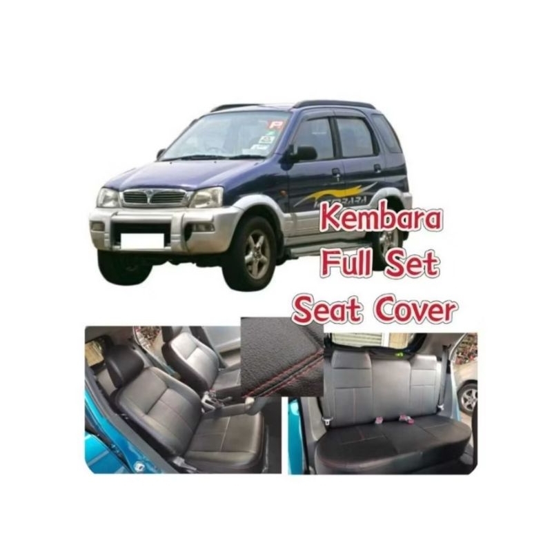 Perodua Kembara FULL SET SEAT COVER PVC WATERPROOF | Shopee Malaysia