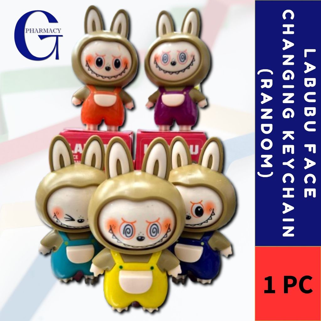 LABUBU FACE CHANGING KEYCHAIN (RANDOM BOX AND COLOR) | Shopee Malaysia