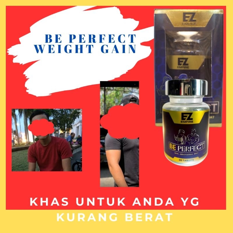 BE PERFECT WEIGHT GAIN LULUS KKM ORIGINAL HQ vitamin gemuk ubat gemuk ...