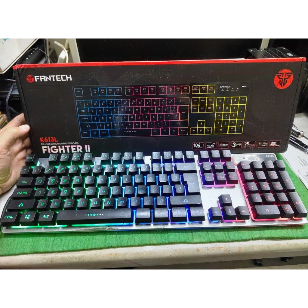 * USED * FANTECH K613L Fighter II Full Size Edition Gaming Keyboard | Shopee Malaysia