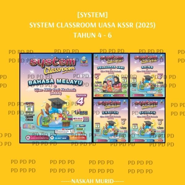 (DL) BUKU LATIHAN SK: SYSTEM CLASSROOM UASA KSSR TAHUN 4.5.6 (2025) | Shopee Malaysia