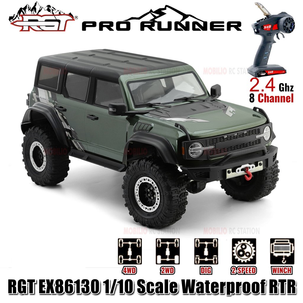 RGT EX86130 PRO RUNNER 4X4 RTR 1/10 RC Crawler Bronco | Shopee Malaysia