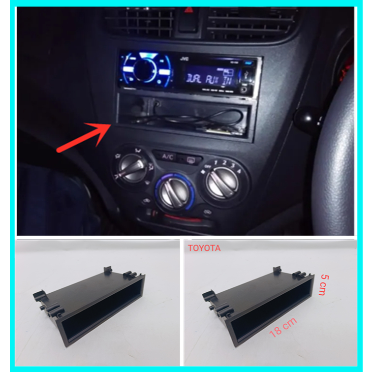 Single Din Drawer Free Storage Box TOYOTA / HONDA / NISSAN | Shopee ...