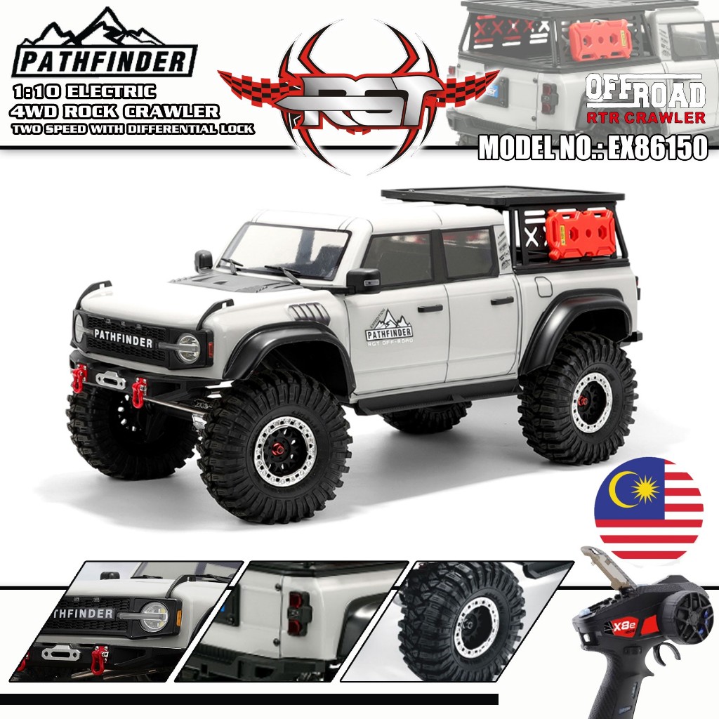 RGT EX86150 PATHFINDER 4WD RTR 1/10 RC Crawler Bronco Long Wheel Base ...