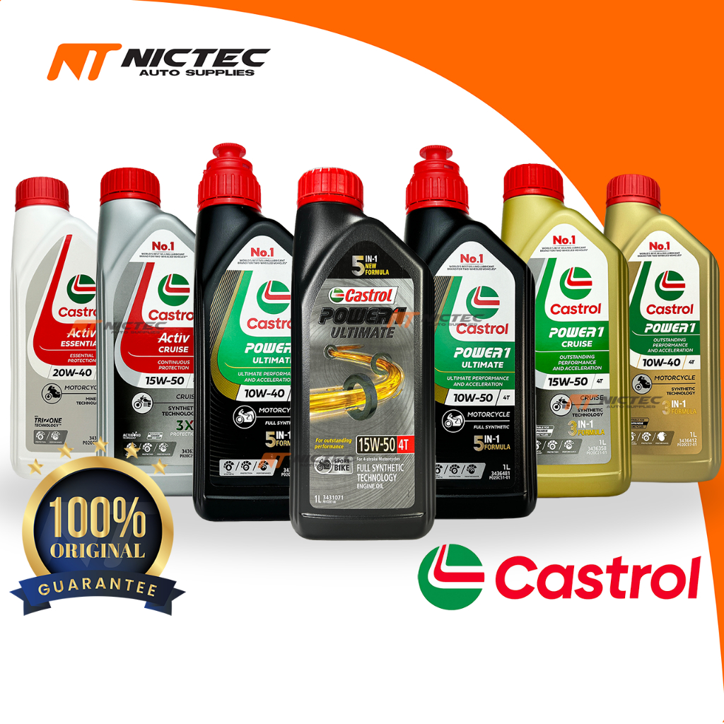 CASTROL 100% ORIGINAL!!! GO ACTIV ESSENTIAL ACTIV POWER 1 CRUISE POWER ...