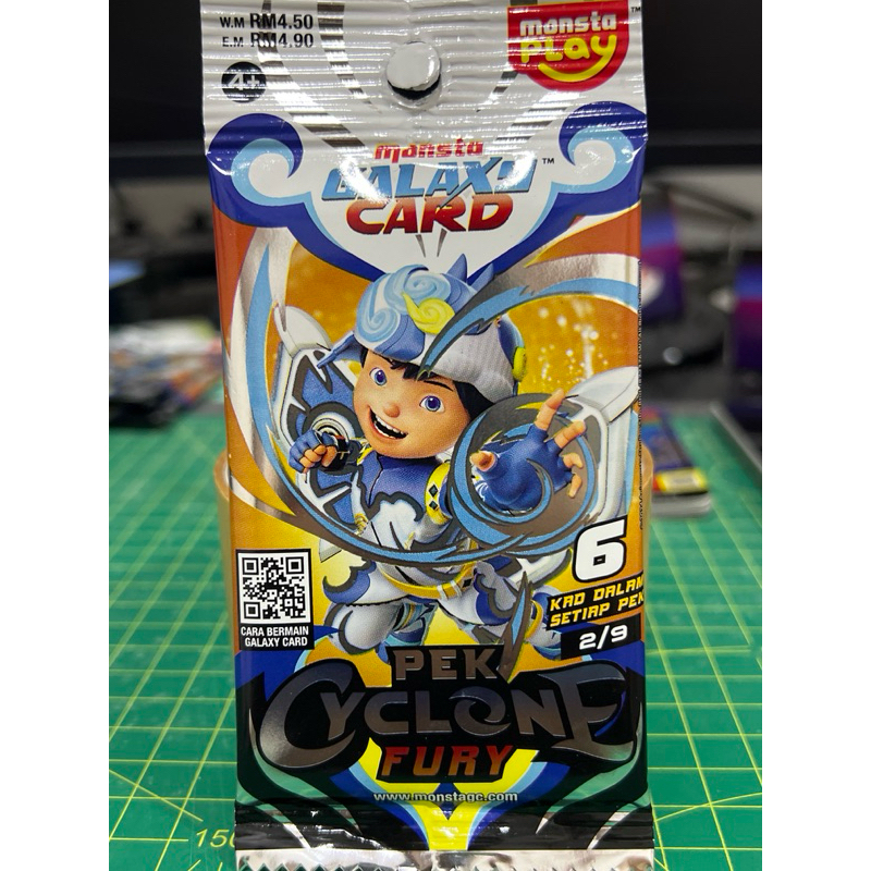 Monsta Galaxy Card Pek Cyclone Fury Boboiboy Beliung AA | Shopee Malaysia