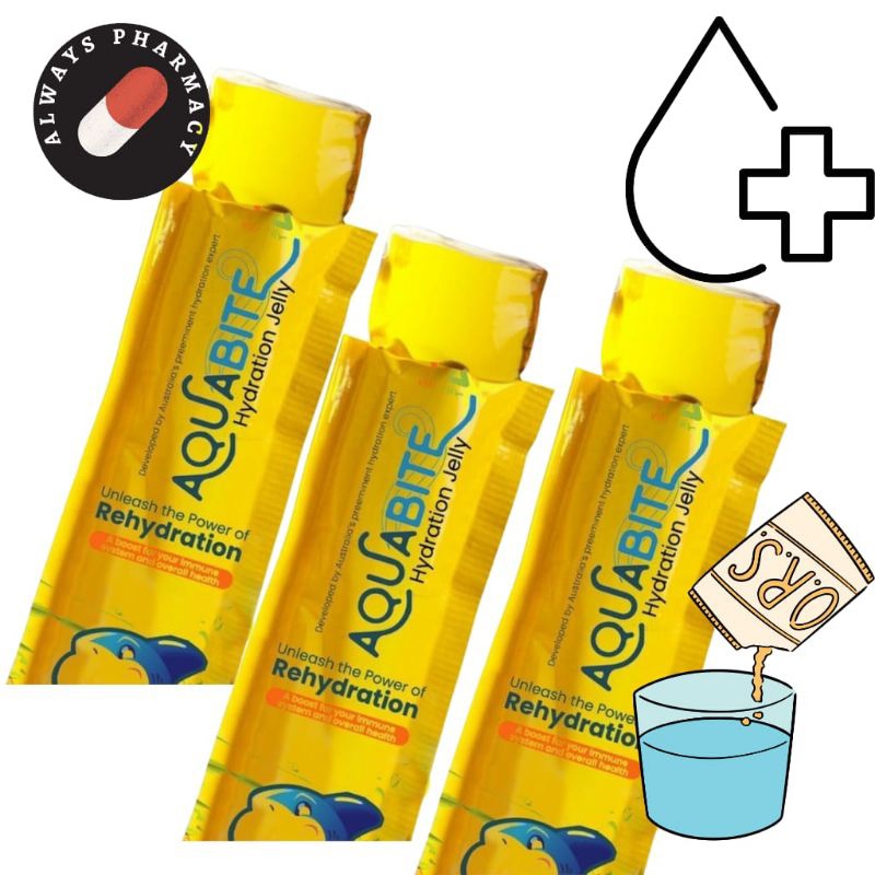 AQUABITE HYDRATION JELLY ORS (LOOSE 1PCS & 3 PCS) | Shopee Malaysia