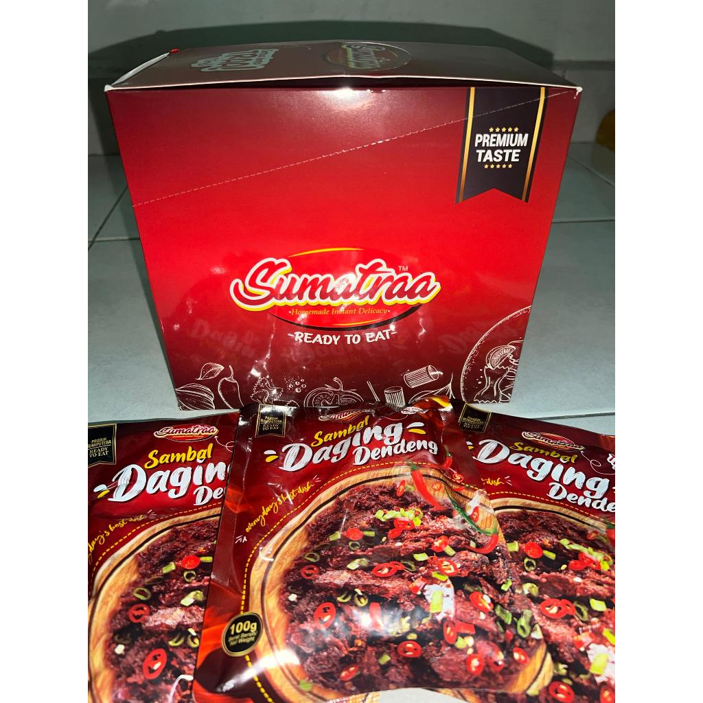 DAGING DENDENG SUMATRAA SEDAP! 100GRAM READY TO EAT | Shopee Malaysia