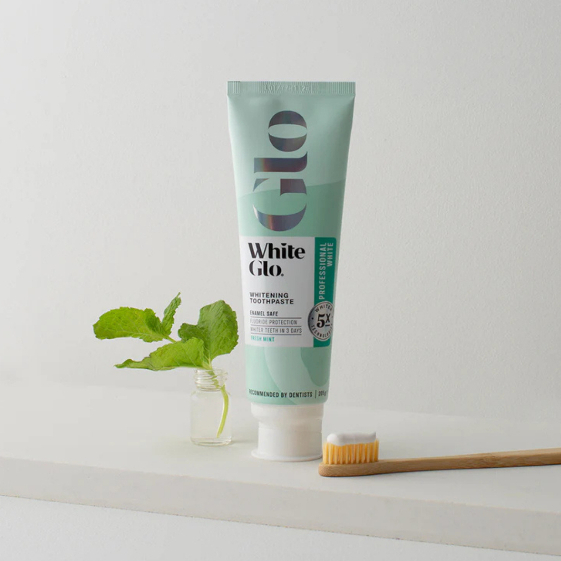 White Glo PROFESSIONAL WHITE Whitening Toothpaste 115g Tube | Shopee ...