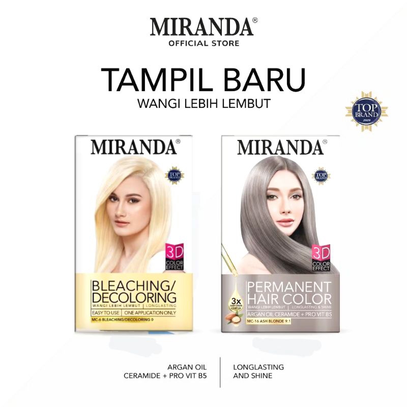 Miranda Hair Color MC-6 Miranda Hair Color MC-16 Ash Blonde 30ml ...