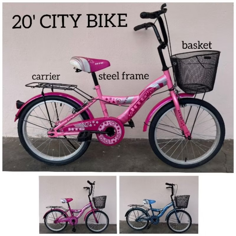 20' CITY BIKE BASIKAL PEREMPUAN SIAP PASANG BAKUL LADY BIKE BICYCLE ...