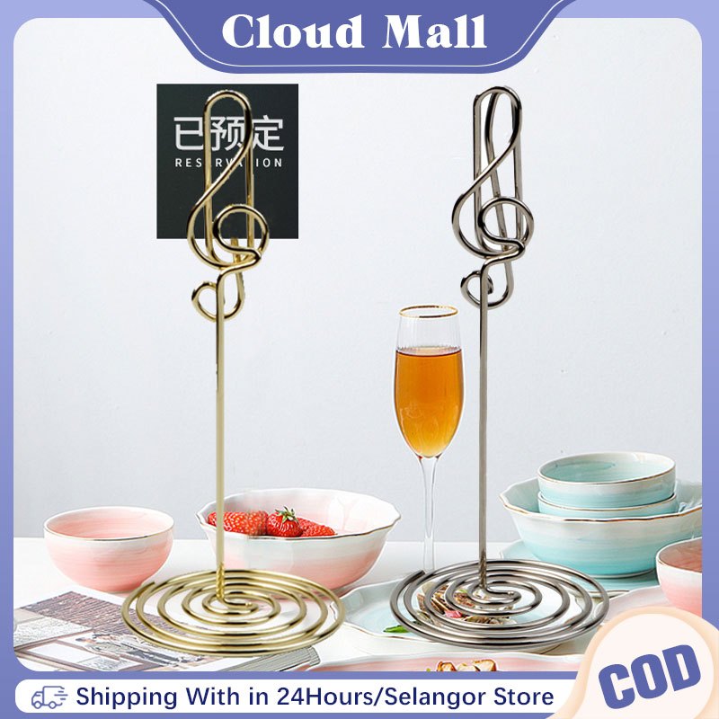 5Pcs Table Number Stand Clip Table Number Menu Holder Place Card Holder ...
