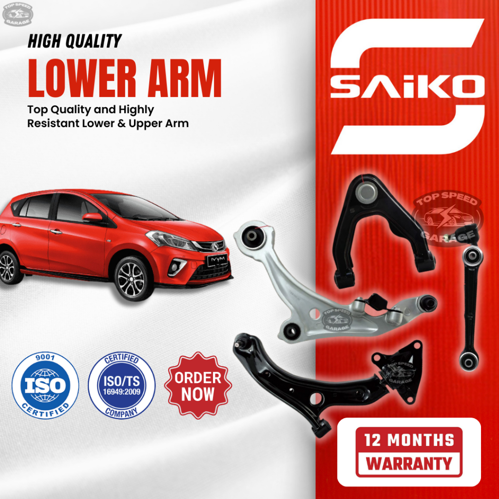 SAIKO ORIGINAL - PERODUA MYVI M800 / D20 2018 UP - LOWER ARM /CONTROL ...