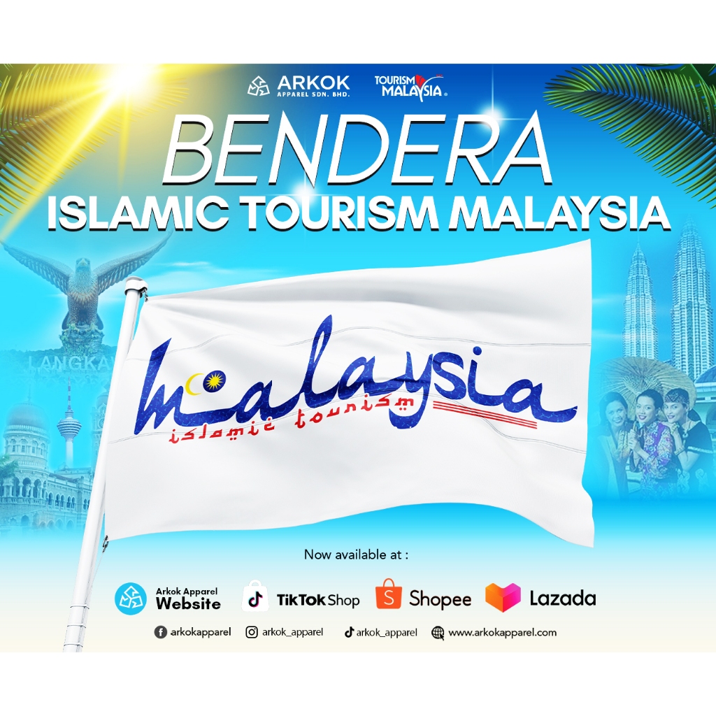 Bendera Islamic Tourism Malaysia | Shopee Malaysia