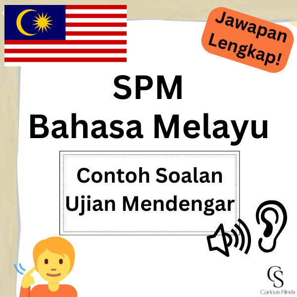 📚2025 [PDF/E-book] SPM Bahasa Melayu 3 Set Contoh Soalan Ujian Mendengar Tingkatan 4,5 Form 4,5 ...