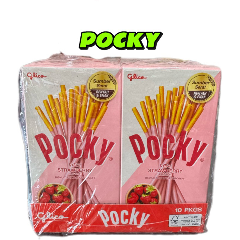 Pocky big packet (10 packet per pack) | Shopee Malaysia