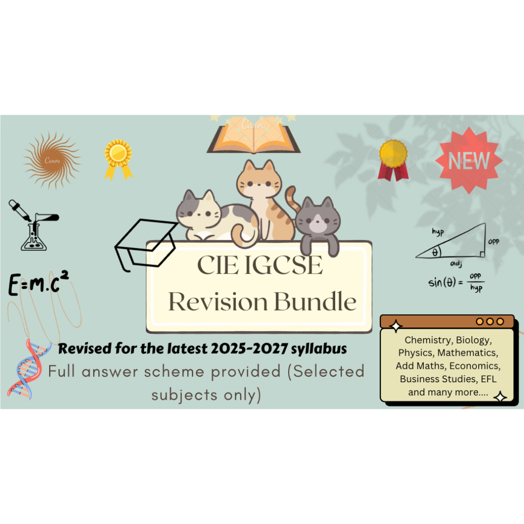 [2025🔥] Cambridge IGCSE Revision Notes for Chemistry Physics Biology ...