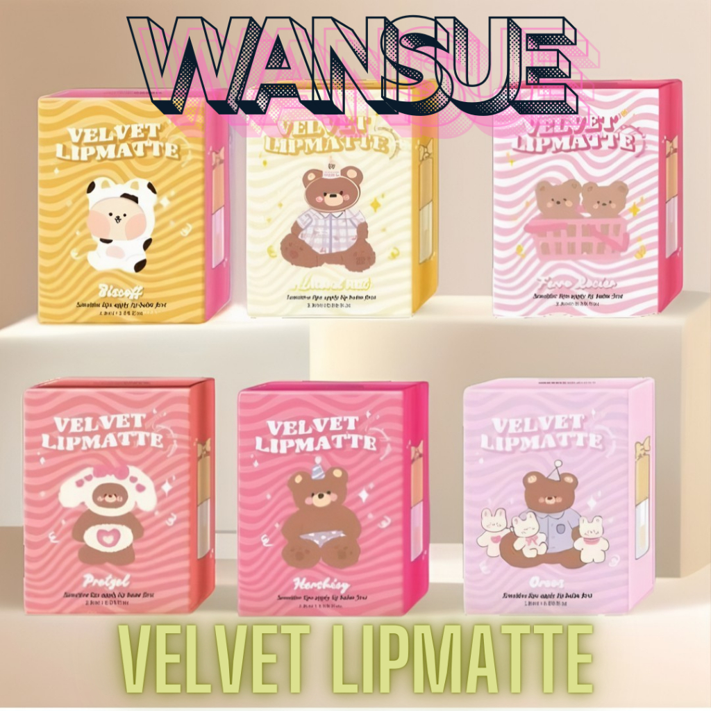 WANSUE VELVET LIPMATTE 2.8 ml / WANSUE MASCARA / WANSUE FOUNDATION ...