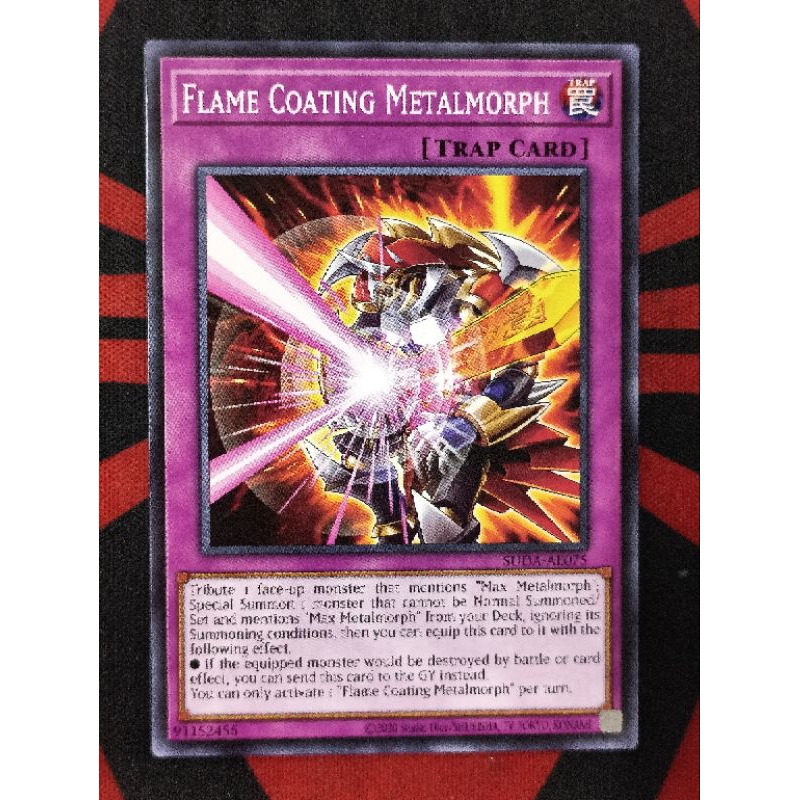 YUGIOH KONAMI SUDA-AE075 Flame Coating Metalmorph (Common) | Shopee Malaysia