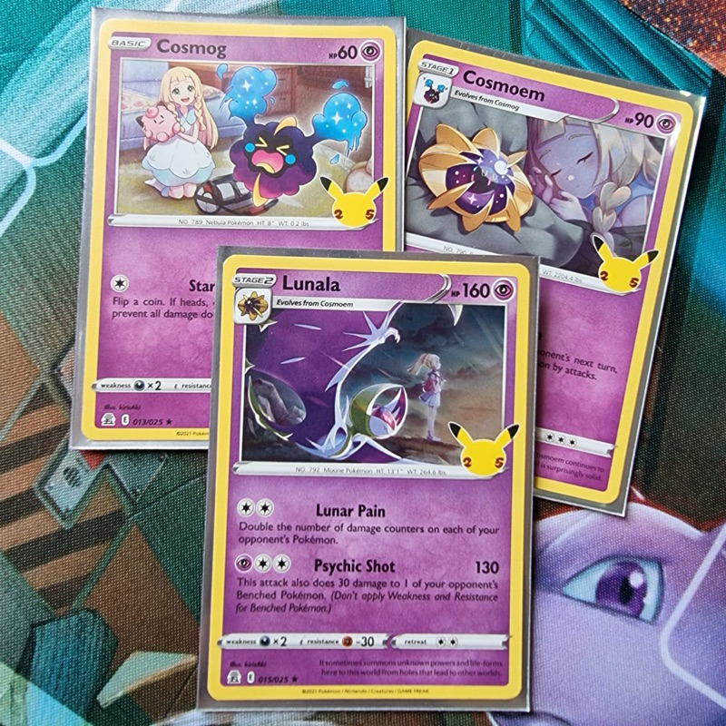 Pokemon TCG Singles (Original PTCG) Celebrations : Cosmog, Cosmoem ...