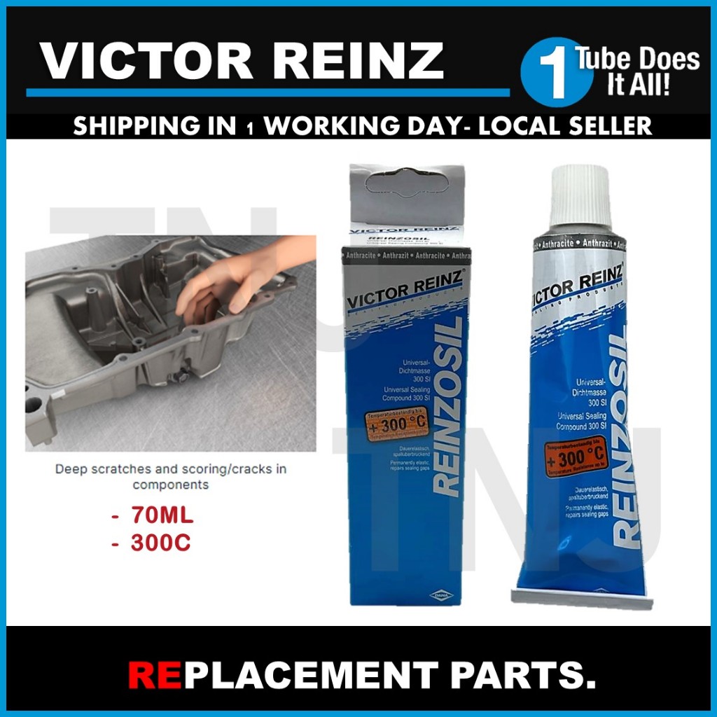 QUALITY GUARANTEED GASKET GUM REINZOSIL VICTOR REINZ 70ml Silicone/GASKET GUM SEALANT (300c ...