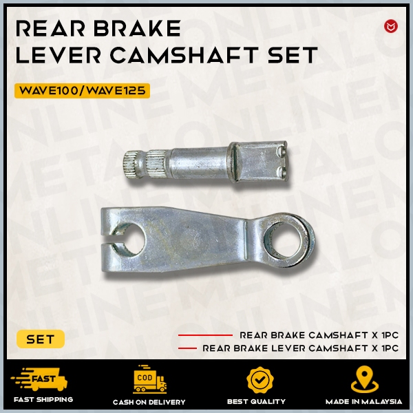 HONDA WAVE100 / WAVE125 REAR BRAKE CAM LEVER & BRAKE CAM SHAFT SET ...