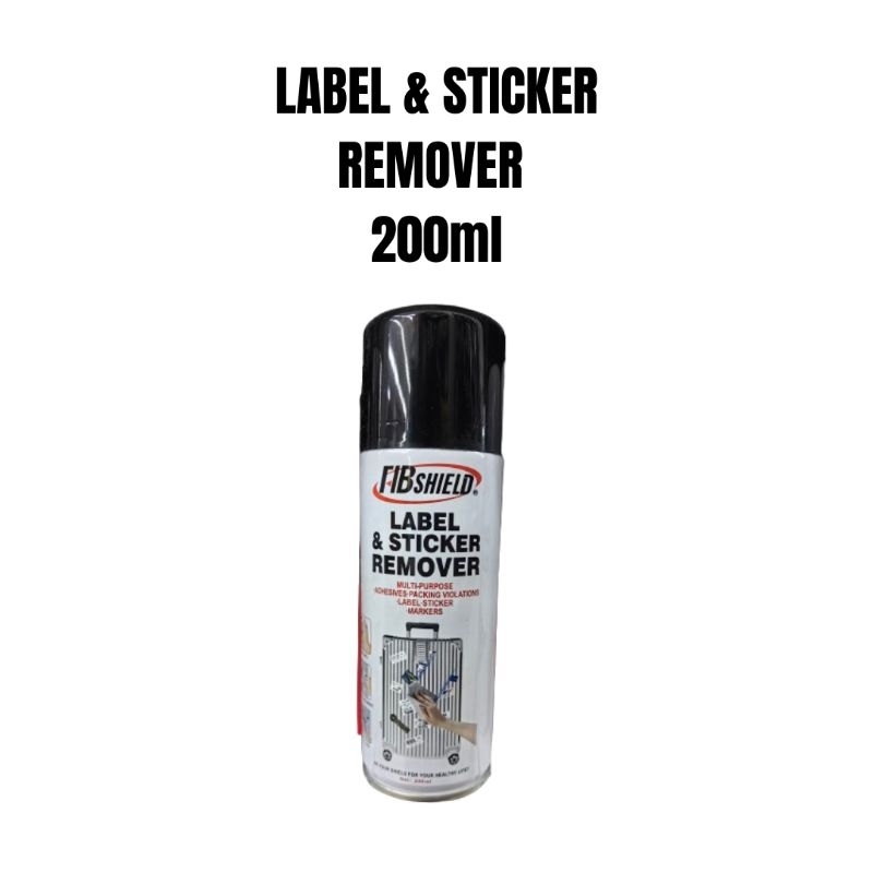 Label & STICKER REMOVER Spray 200ML Double Tape Roadtax Adhesive ...