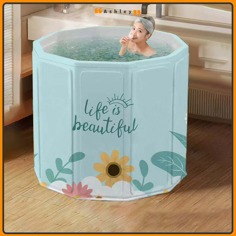 Bath Barrel Bathtub Tab Mandi Portable Bath Tub Foldable Bath Tub Adult ...