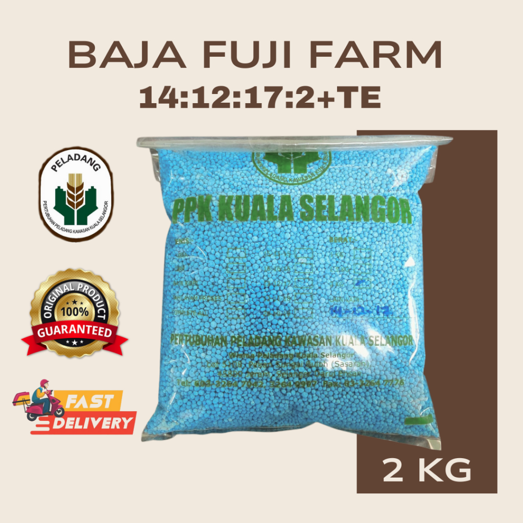 BAJA BUAH REPACK 2 KG / BAJA BUAH FUJI FARM 14:12:17:2+TE / BAJA PAKSA BUAH / BAJA FUJI FARM ...