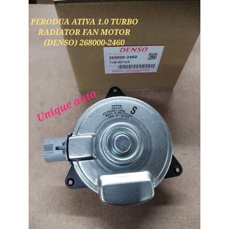 PERODUA ATIVA 1.0 TURBO RADIATOR FAN MOTOR (DENSO) 268000-2460 | Shopee ...
