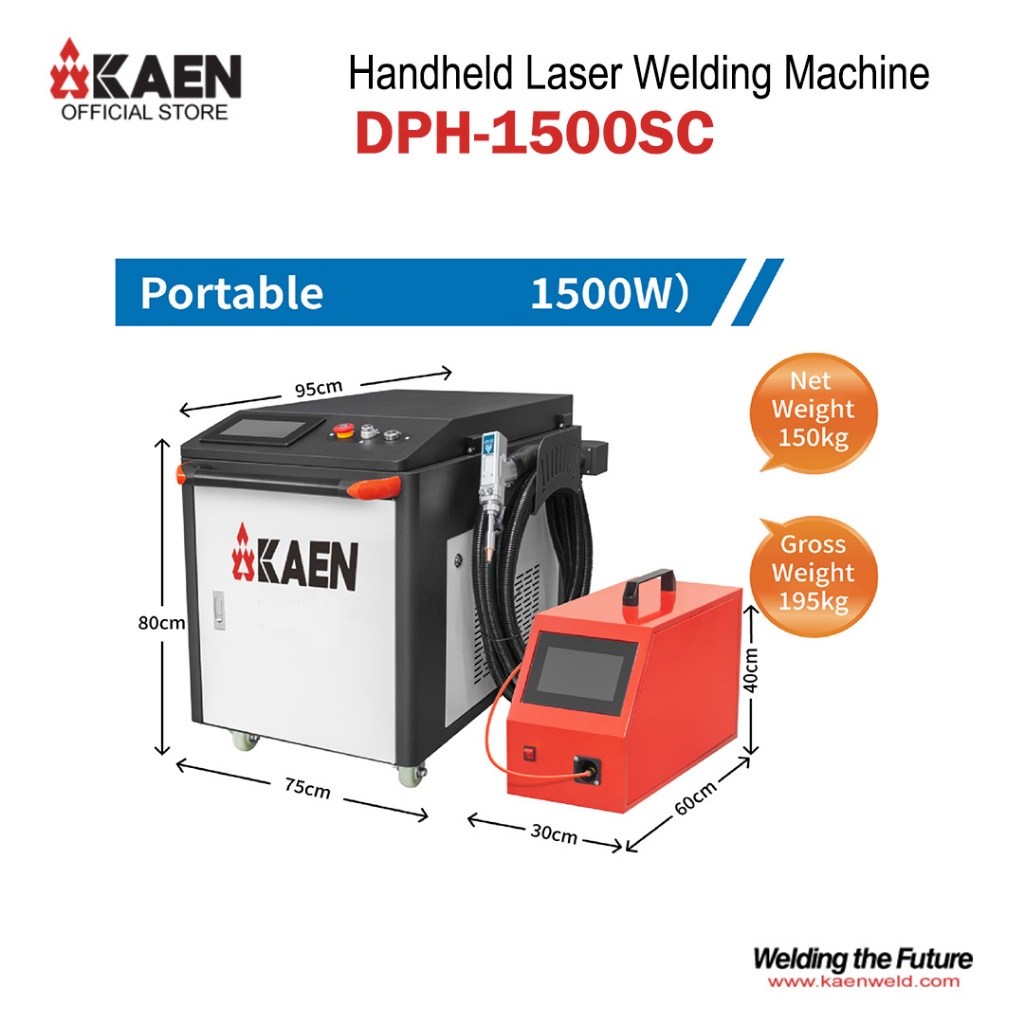 KAEN DPH-1500SC Handheld Laser Welding Cutting Cleaning Machine 4in1 ...