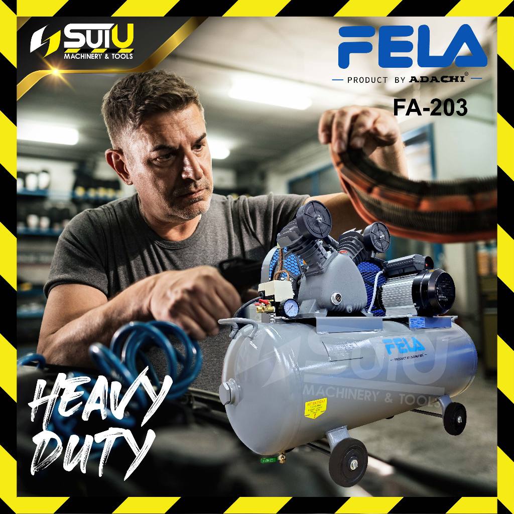 FELA FA-203 / FA203 3HP 92L Air Compressor / Kompressor 8.8CFM | Shopee Malaysia