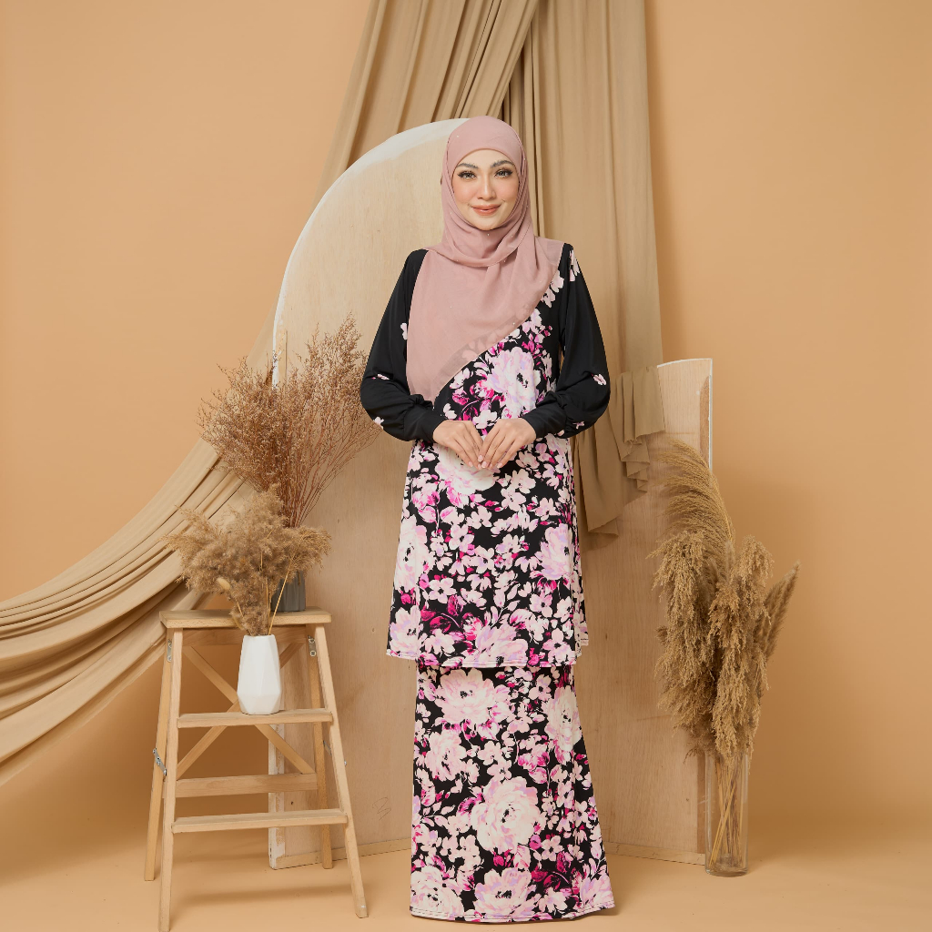 KLM023 036 Kurung Moden RAYA Material LYCRA Anti Kedut Selesa, Anggun ...