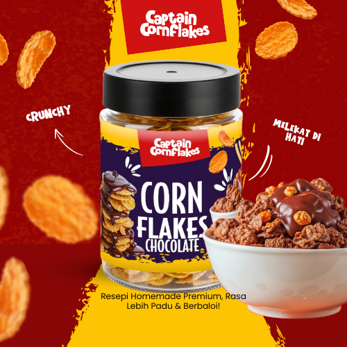 Corn Flakes Chocolate Premium by Captain Corn Flakes | Shopee Malaysia