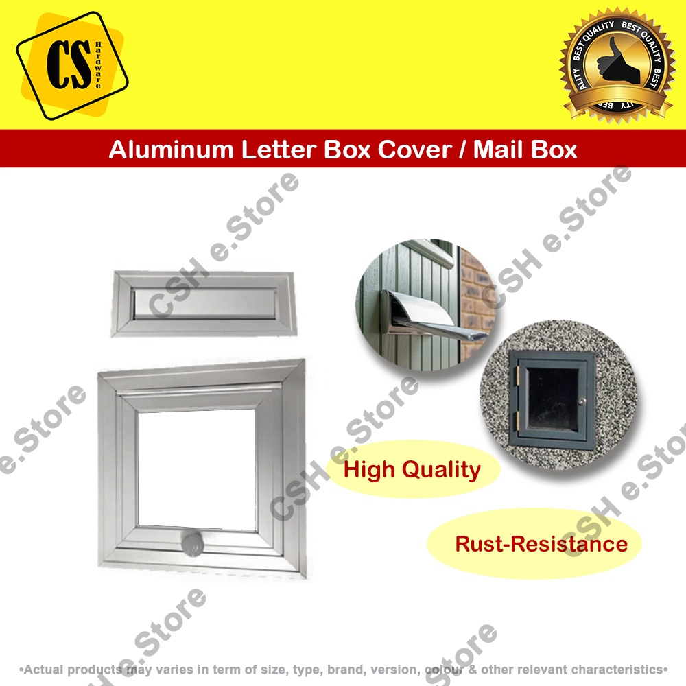 Aluminium Letter Box Cover Mail Box Rust Resistant High Quality Modern ...
