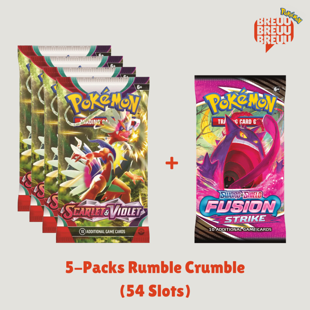 (Live Rip) Pokemon 5-Pack Rumble Crumble (HP Battle) Slot [54 Slots ...