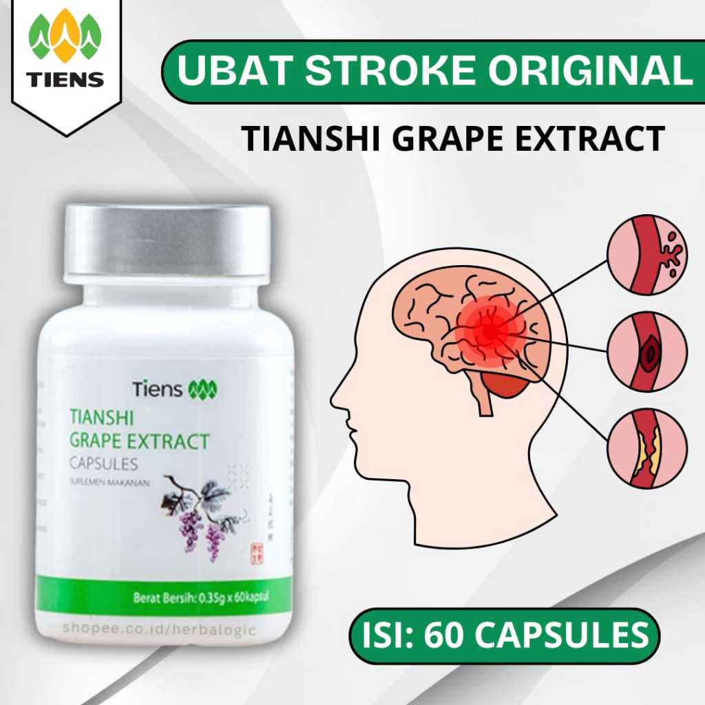 Grape Extract Ubat Stroke Mujarab Tiens Original | Shopee Malaysia