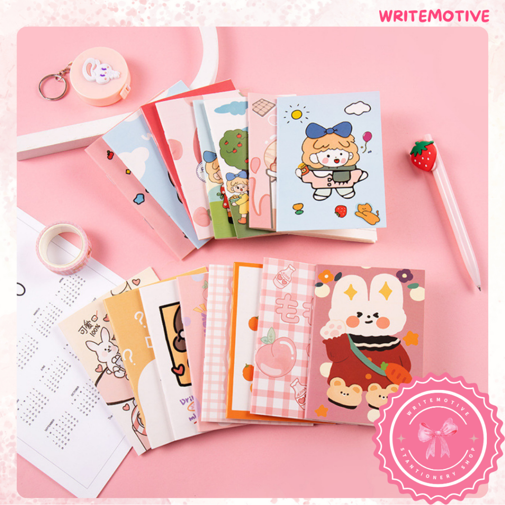 Cute Mini Notebook Pocket Notebook Portable Memo & Softcover Notepad ...
