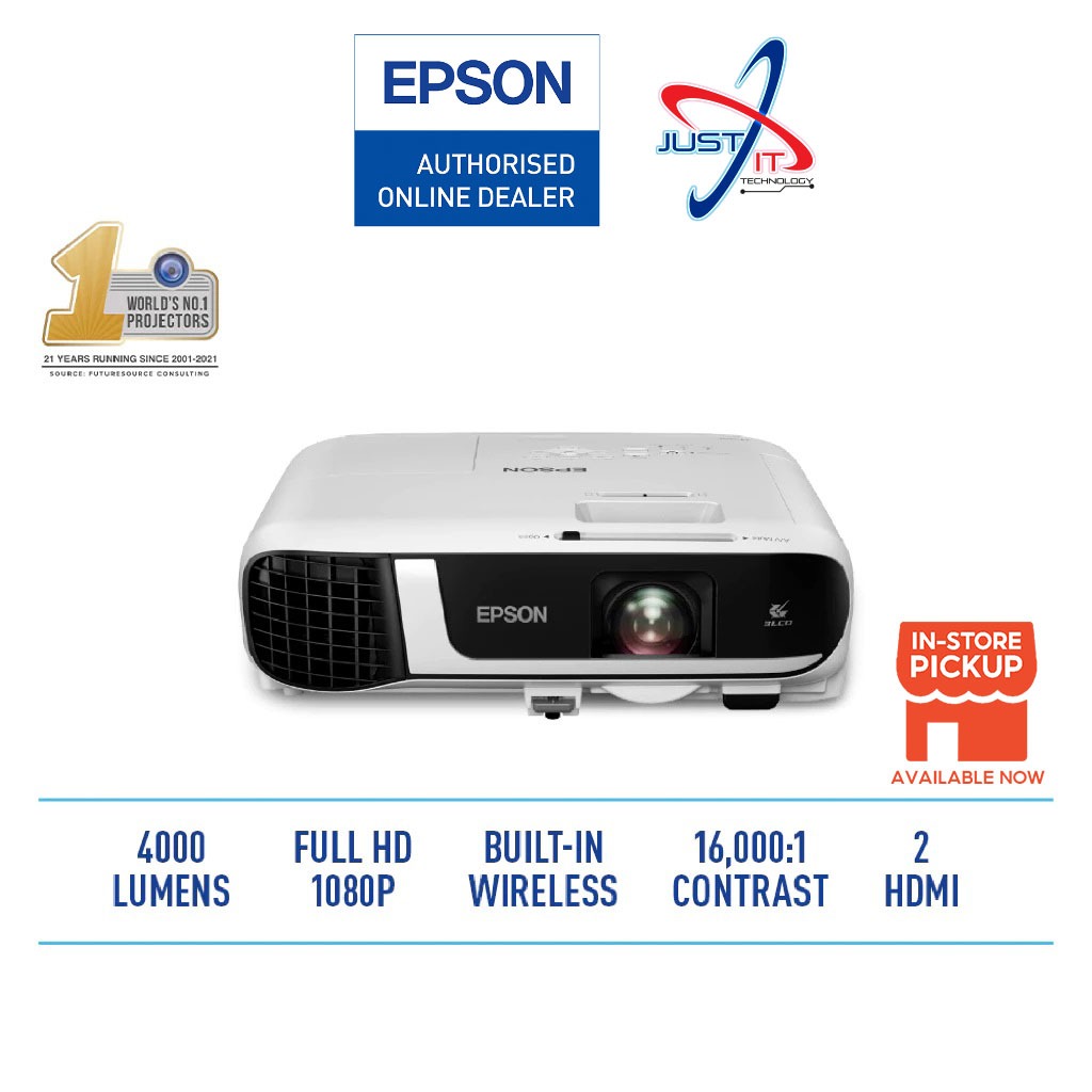EPSON EB-FH52 FULL HD 3LCD PROJECTOR ( FHD-1920x1080 | 4000LUMENS | VGA + RCA + HD MI ) | Shopee ...