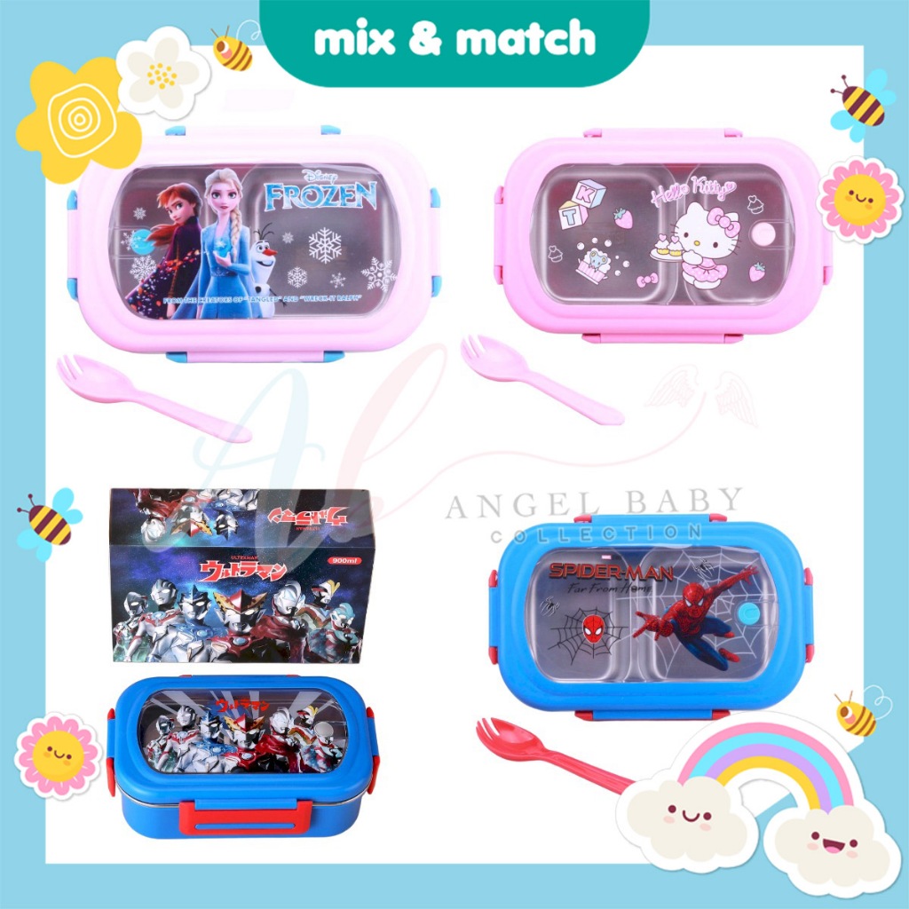 Angel Baby Kids Cartoon Hello Kitty Doraemon Elsa Spiderman Ultraman ...